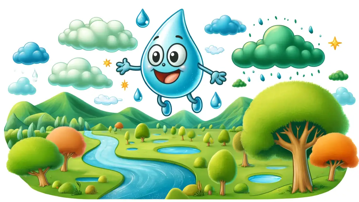 Adventure of Droplet: A Water So Precious Story - Tiny Tales Hub English